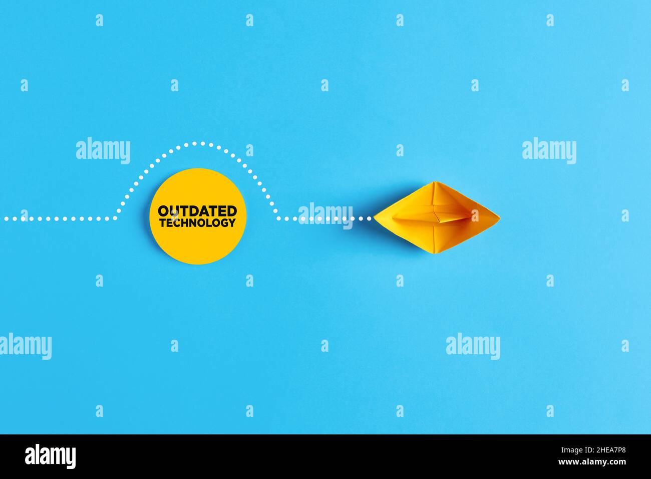 Paper boat overcomes the barrier of outdated technology. Technology ...