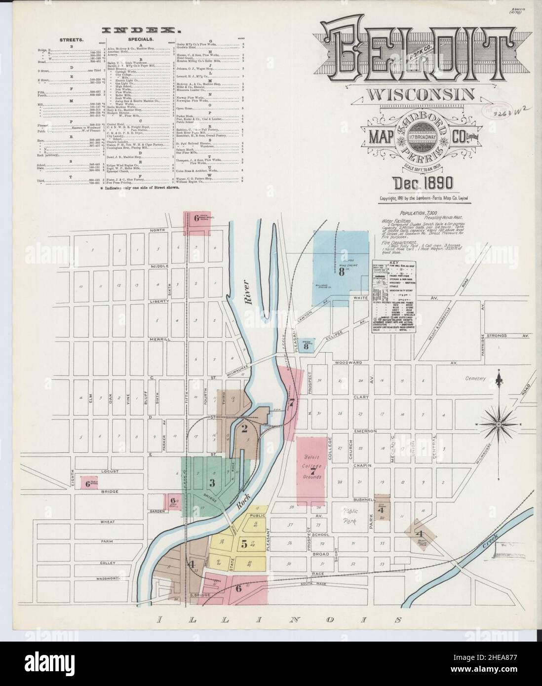 Map of beloit hi-res stock photography and images - Alamy
