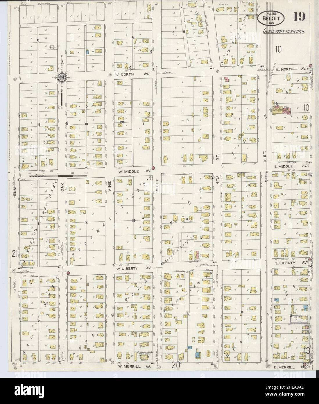 Map of beloit hi-res stock photography and images - Alamy