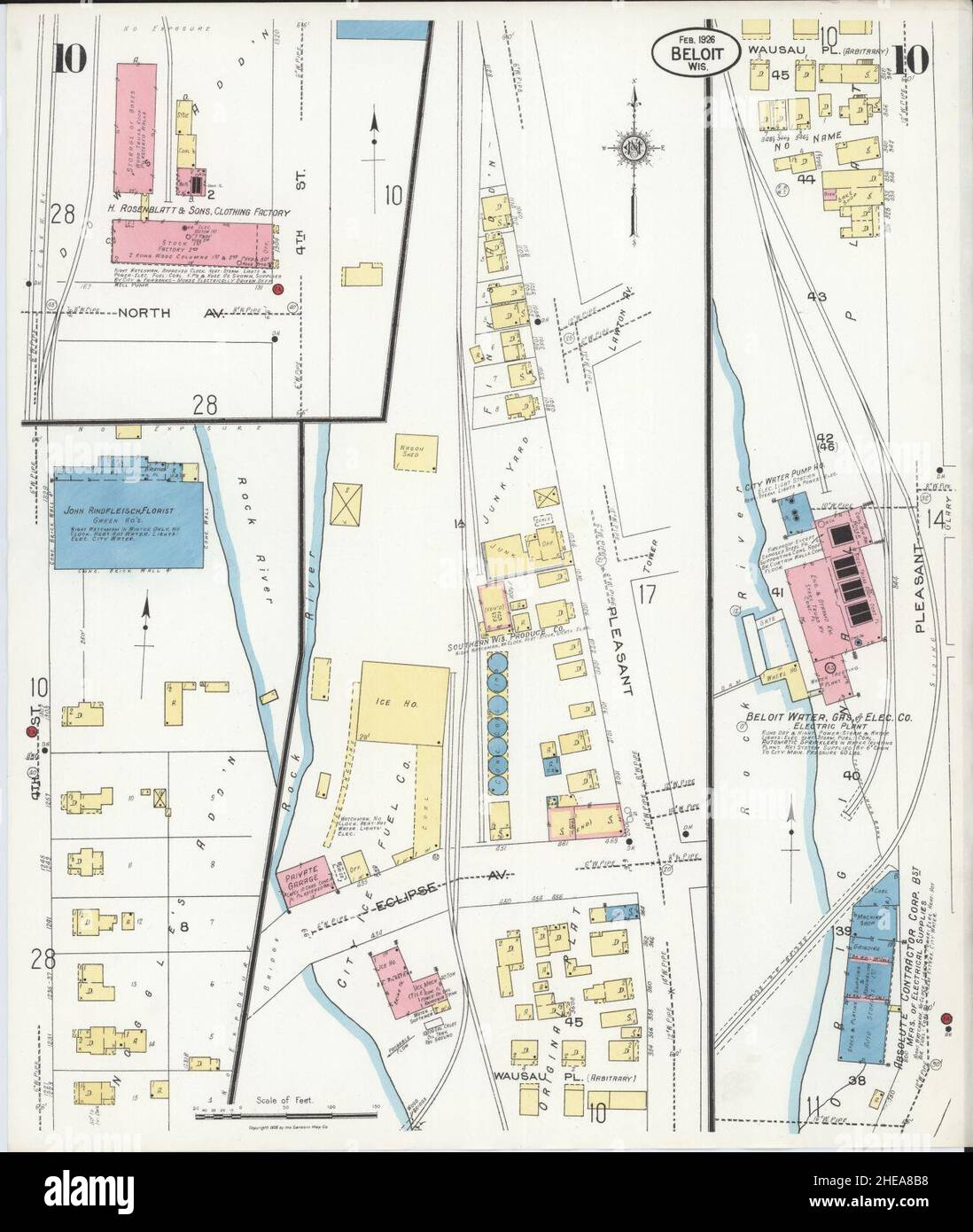 Map of beloit hi-res stock photography and images - Alamy