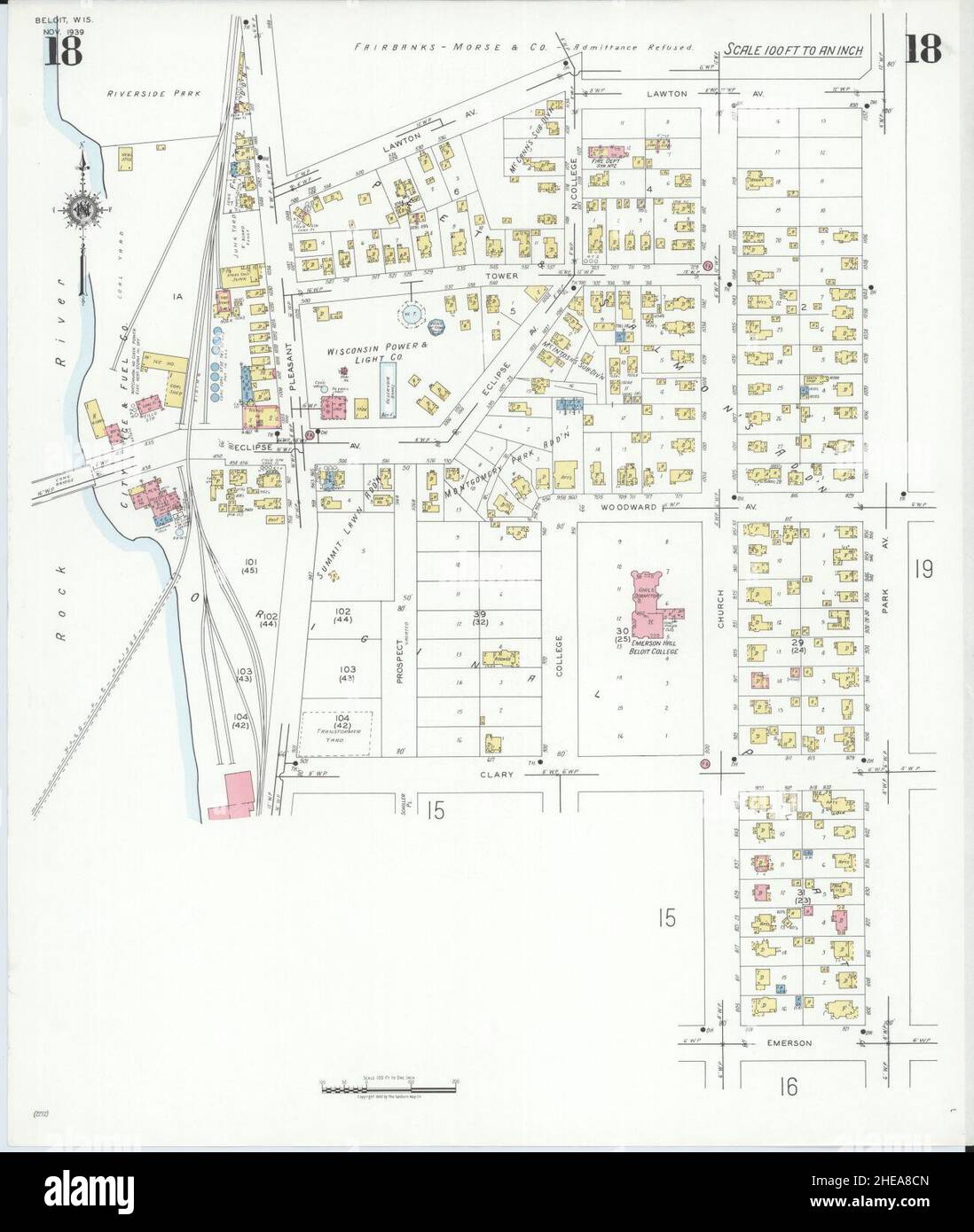 Beloit wisconsin map hi-res stock photography and images - Alamy