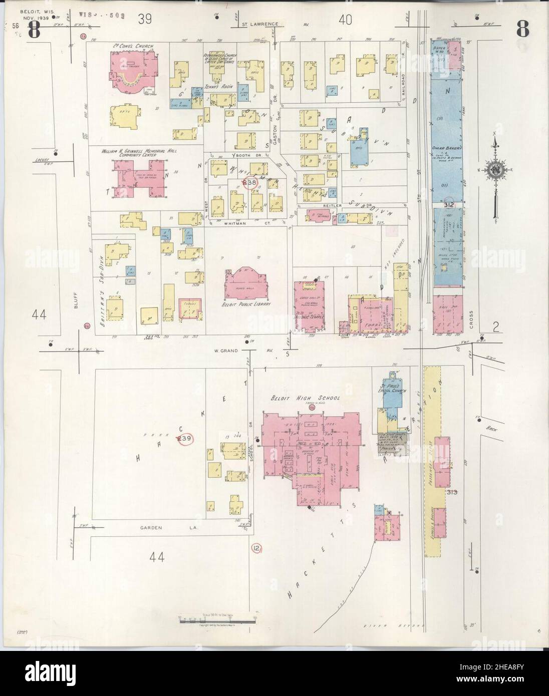 Map of beloit hi-res stock photography and images - Alamy