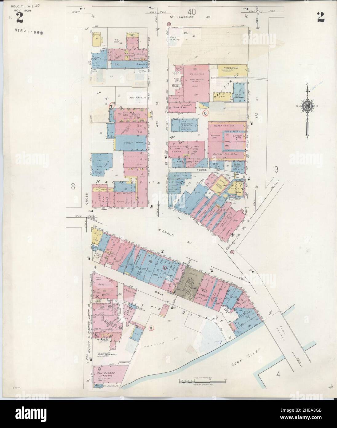 Map of beloit hi-res stock photography and images - Alamy