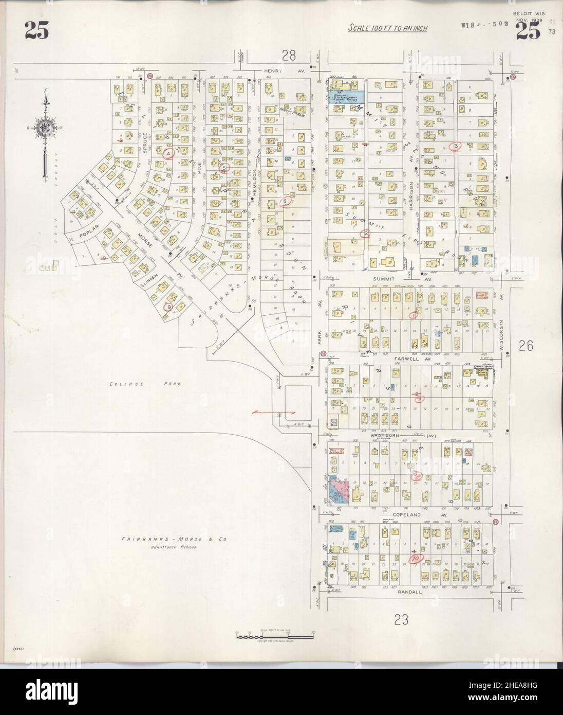 Map of beloit hi-res stock photography and images - Alamy