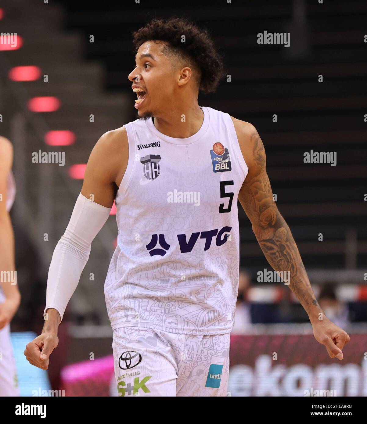 Bonn, Germany. 09th Jan, 2022. Telekom Dome, Basketball, BBL, Matchday ...