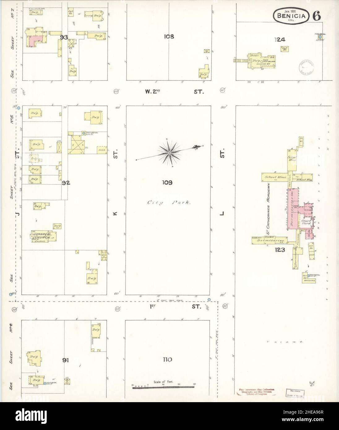 Vintage benicia map hi-res stock photography and images - Alamy