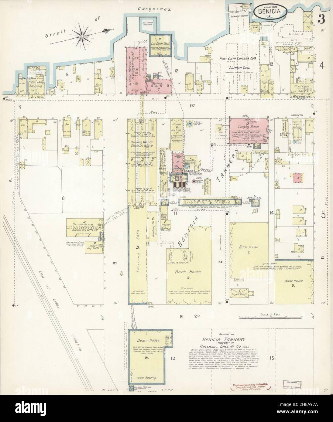 Vintage benicia map hi-res stock photography and images - Alamy