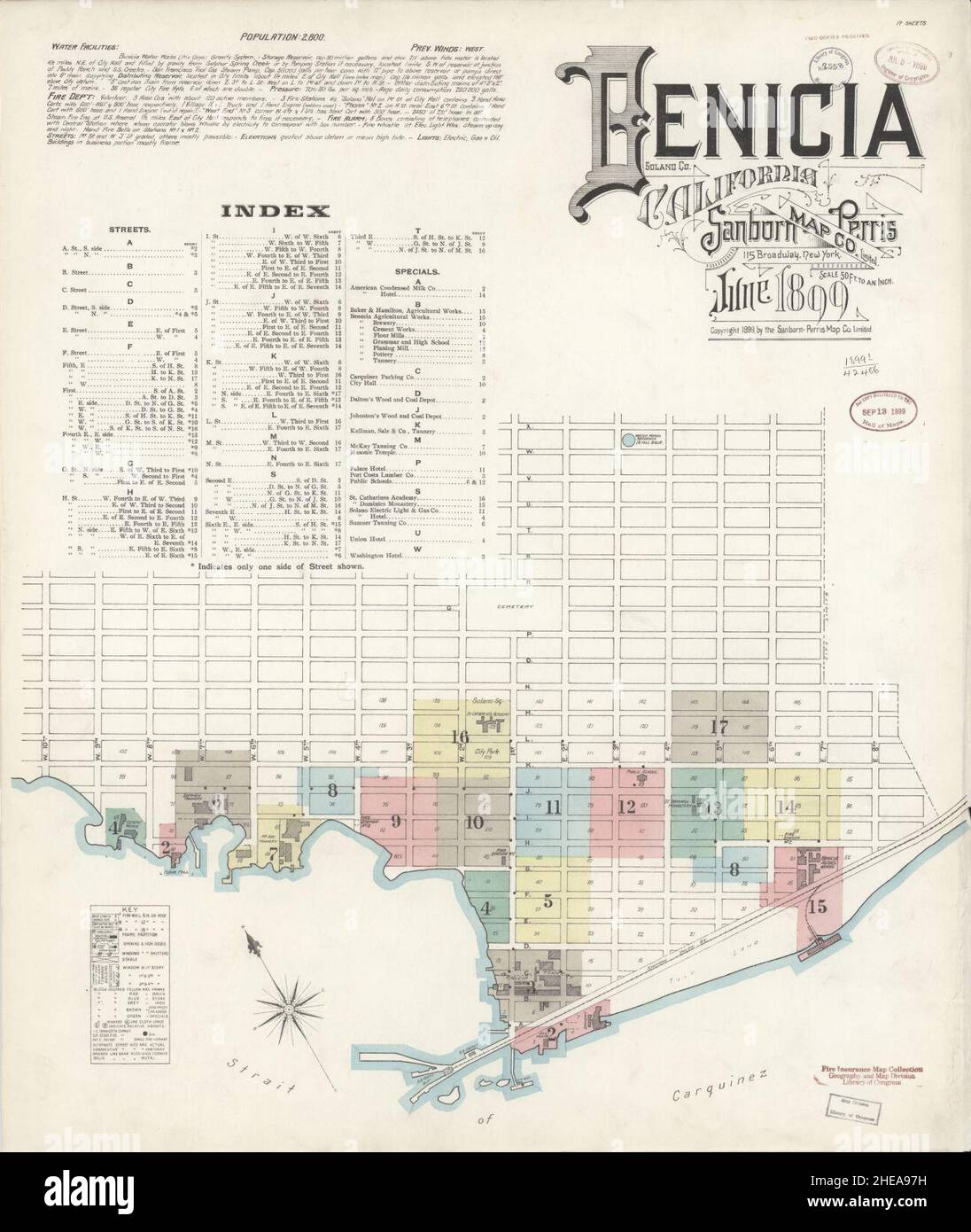 Vintage benicia map hi-res stock photography and images - Alamy