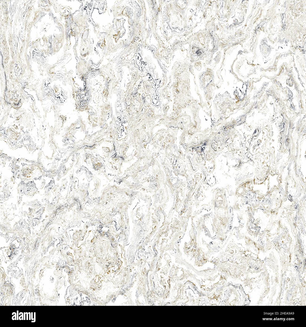 White tonal marbled seamless texture. Irregular pale ink blotch paint ...