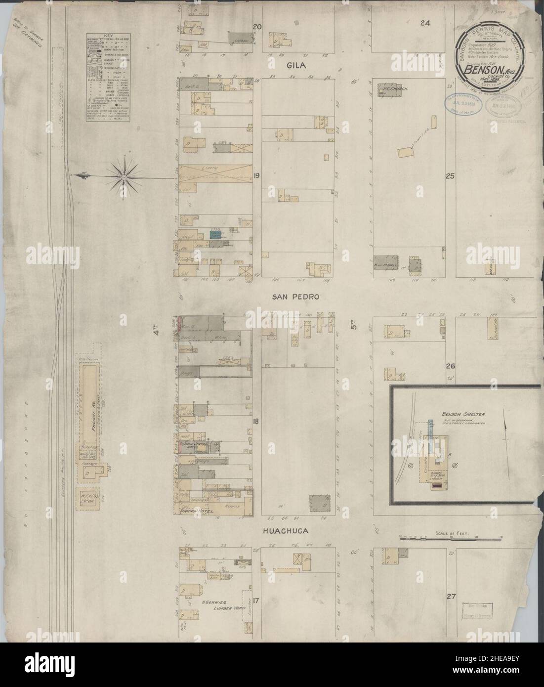 Map of benson hi-res stock photography and images - Alamy