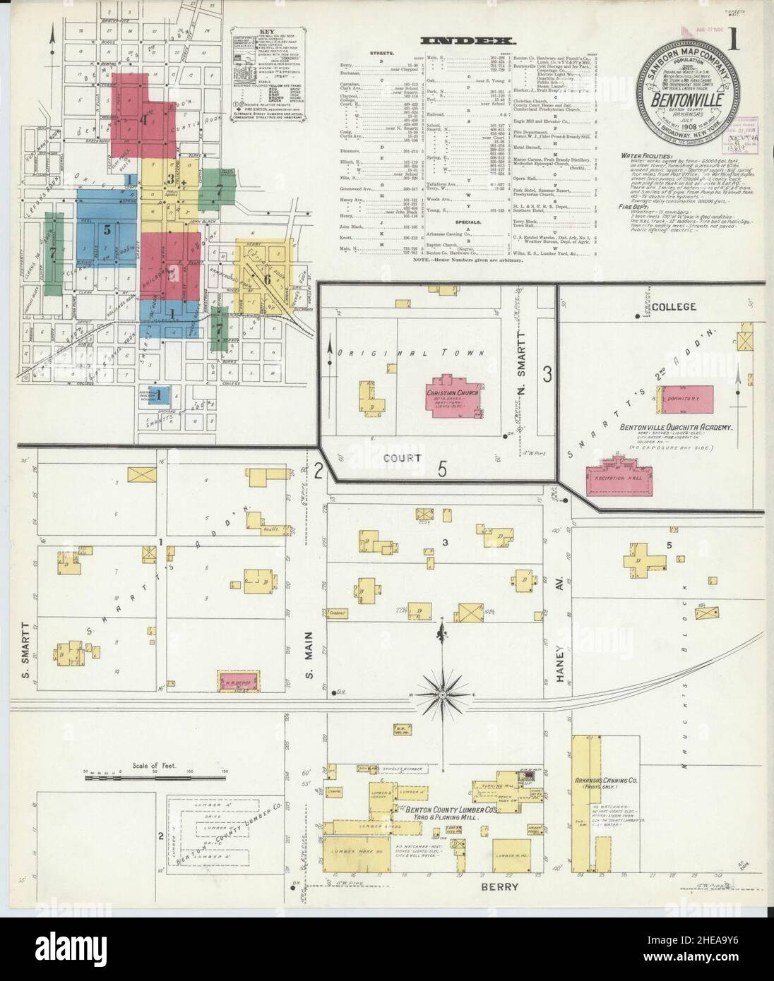 Bentonville arkansas map hi-res stock photography and images - Alamy