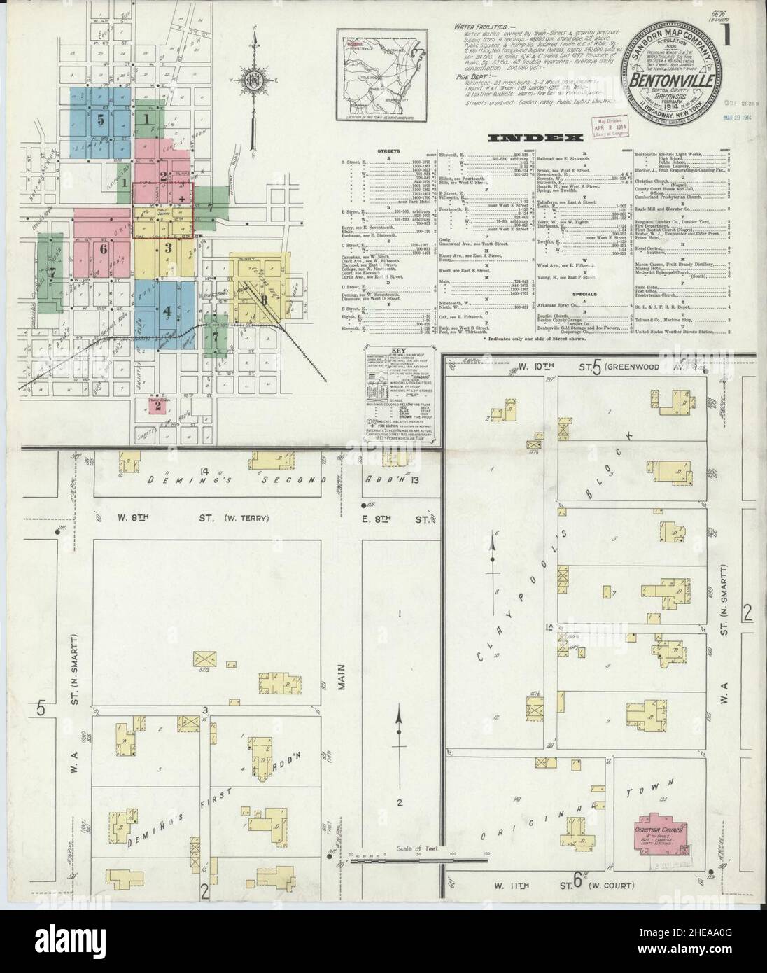 Bentonville arkansas map hi-res stock photography and images - Alamy