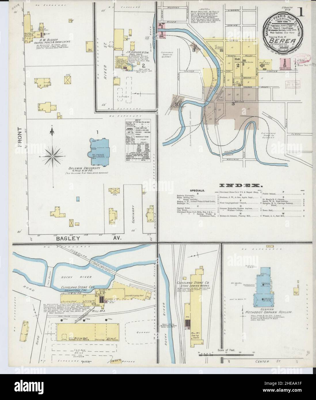 Berea map hi-res stock photography and images - Alamy