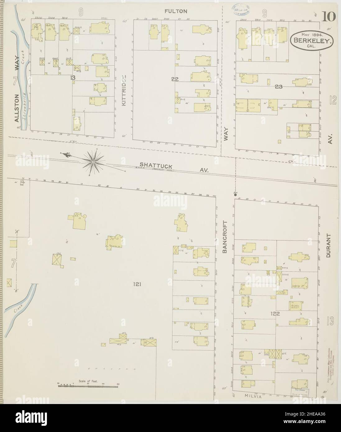 Berkeley california map hi-res stock photography and images - Alamy