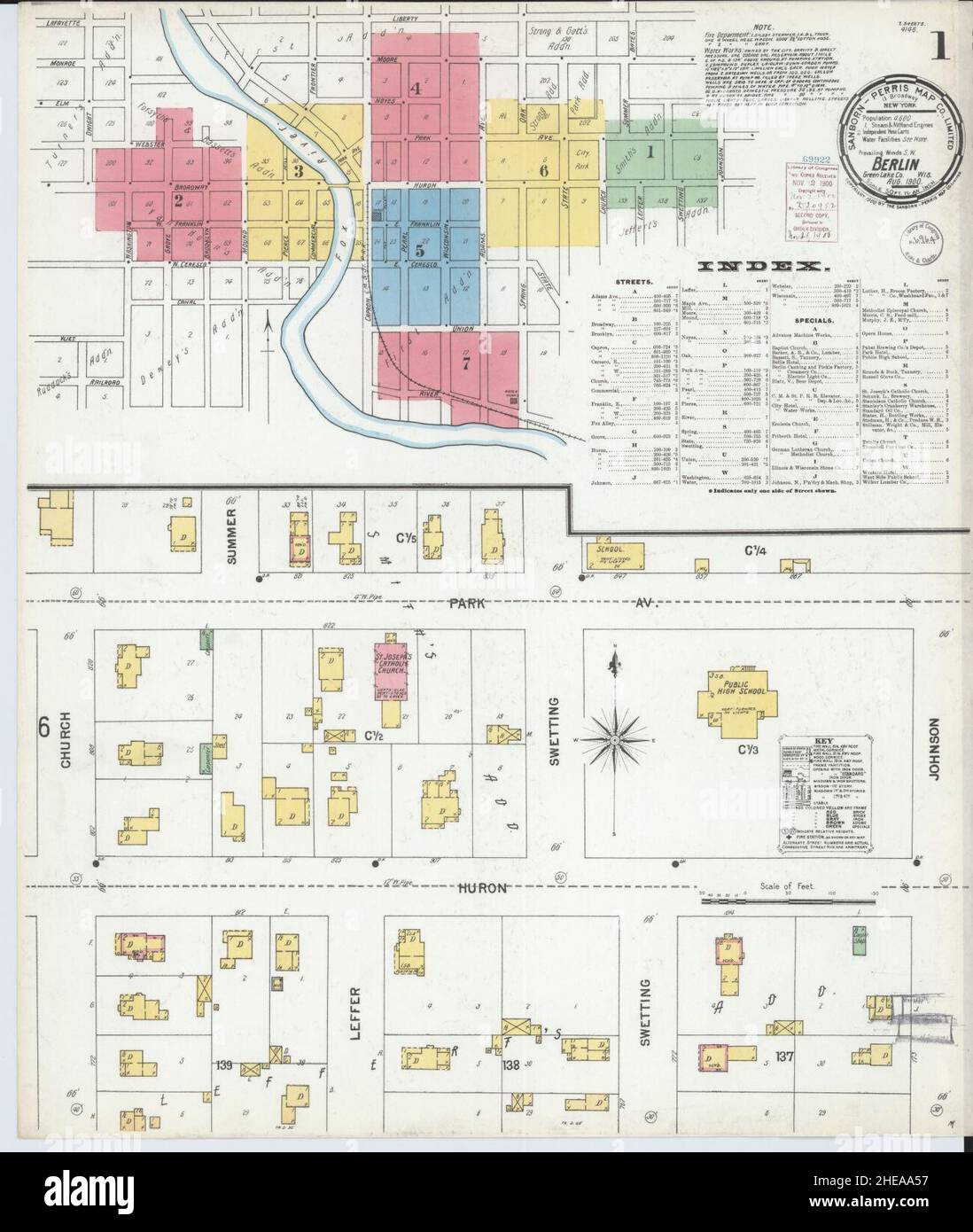 Map of berlin wisconsin hi-res stock photography and images - Alamy