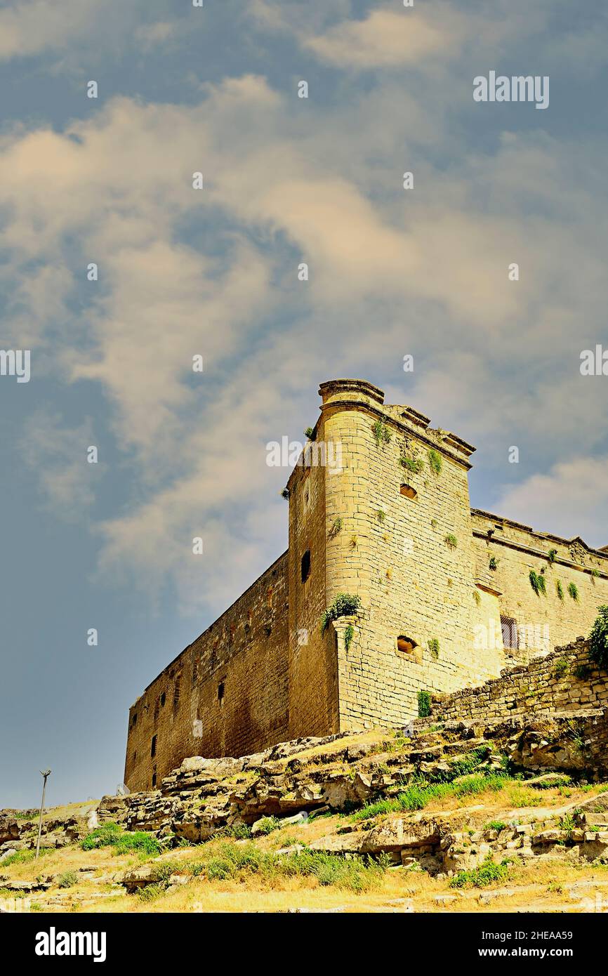 Monumental Castle of Sabiote in Jaen Stock Photo - Alamy