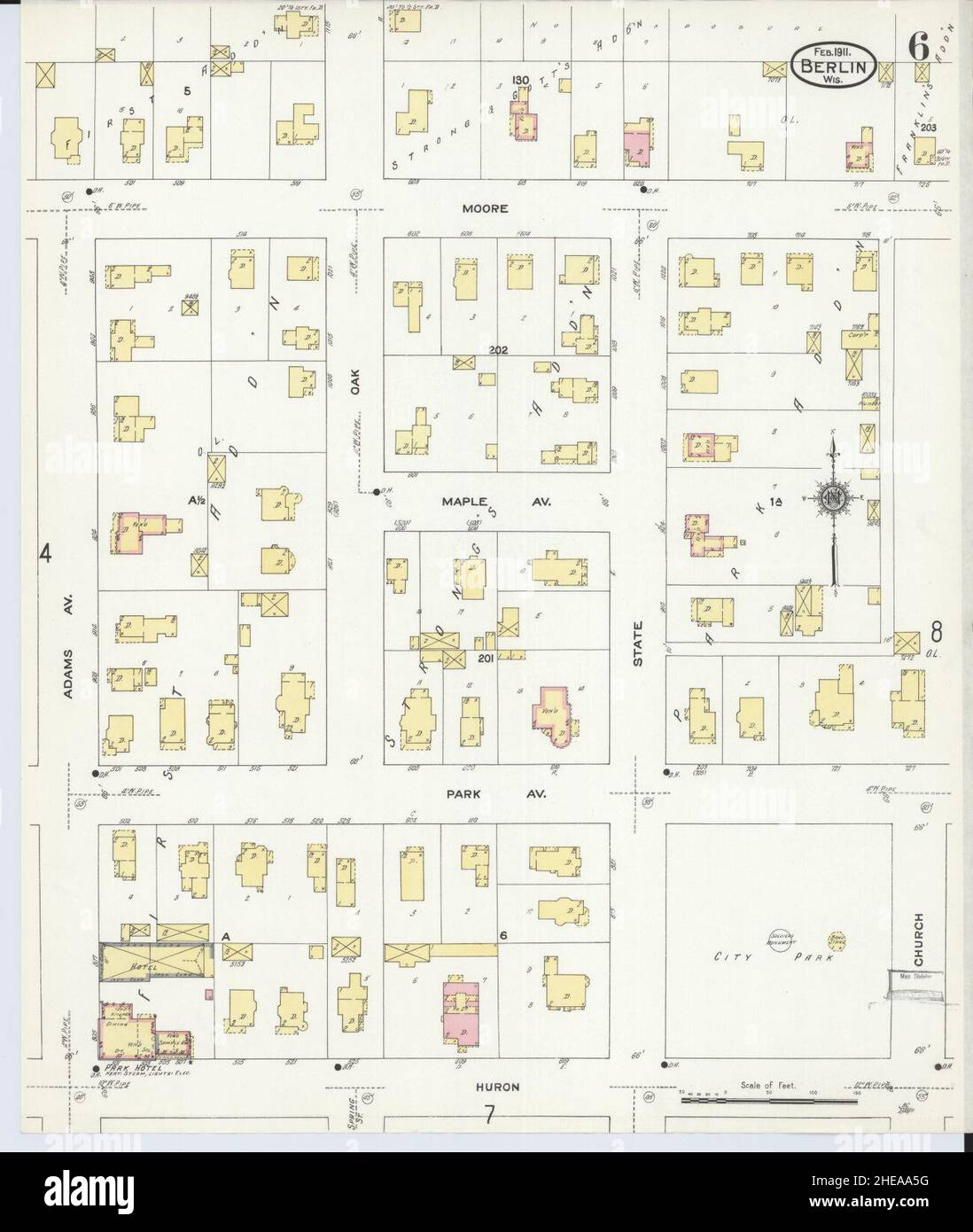 Berlin wisconsin map hi-res stock photography and images - Alamy