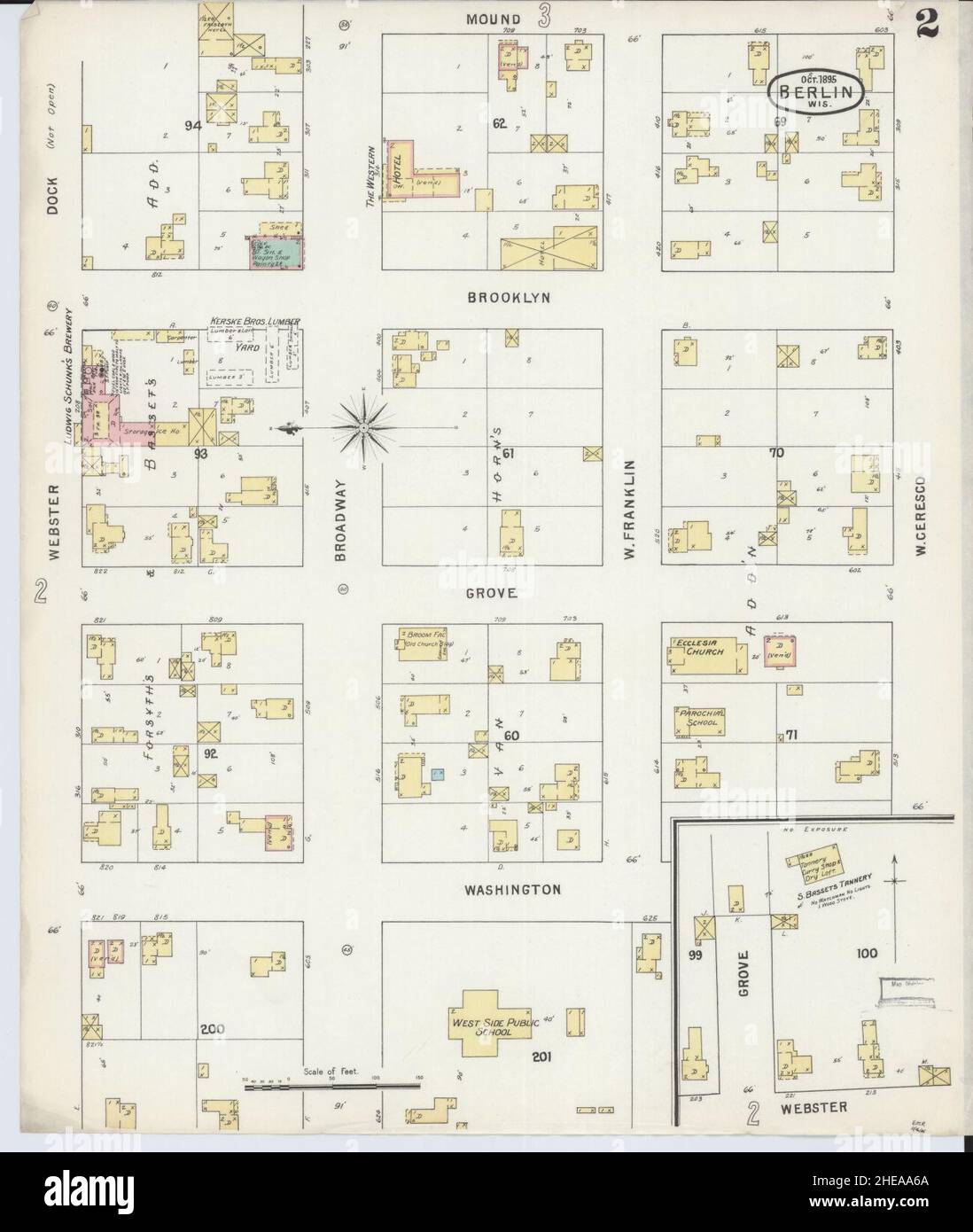 Map of berlin wisconsin hi-res stock photography and images - Alamy