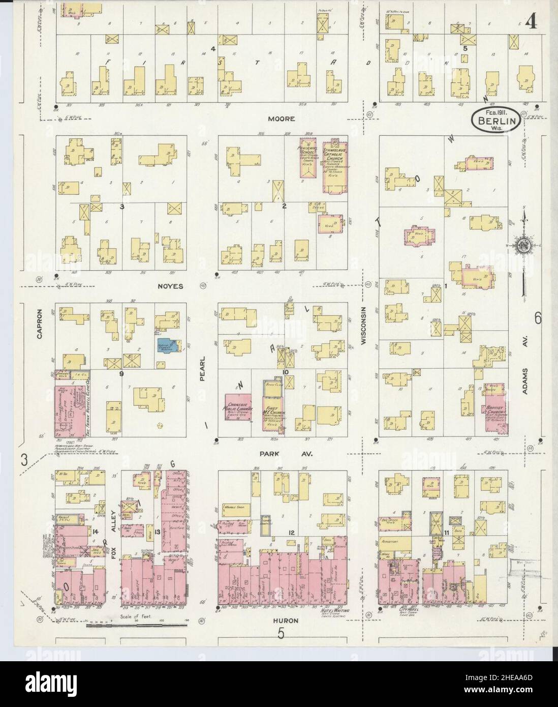 Map of berlin wisconsin hi-res stock photography and images - Alamy