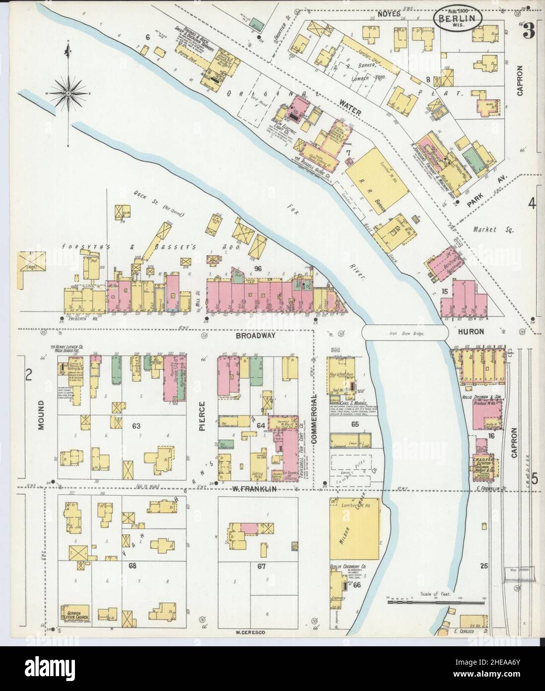 Map of berlin wisconsin hi-res stock photography and images - Alamy