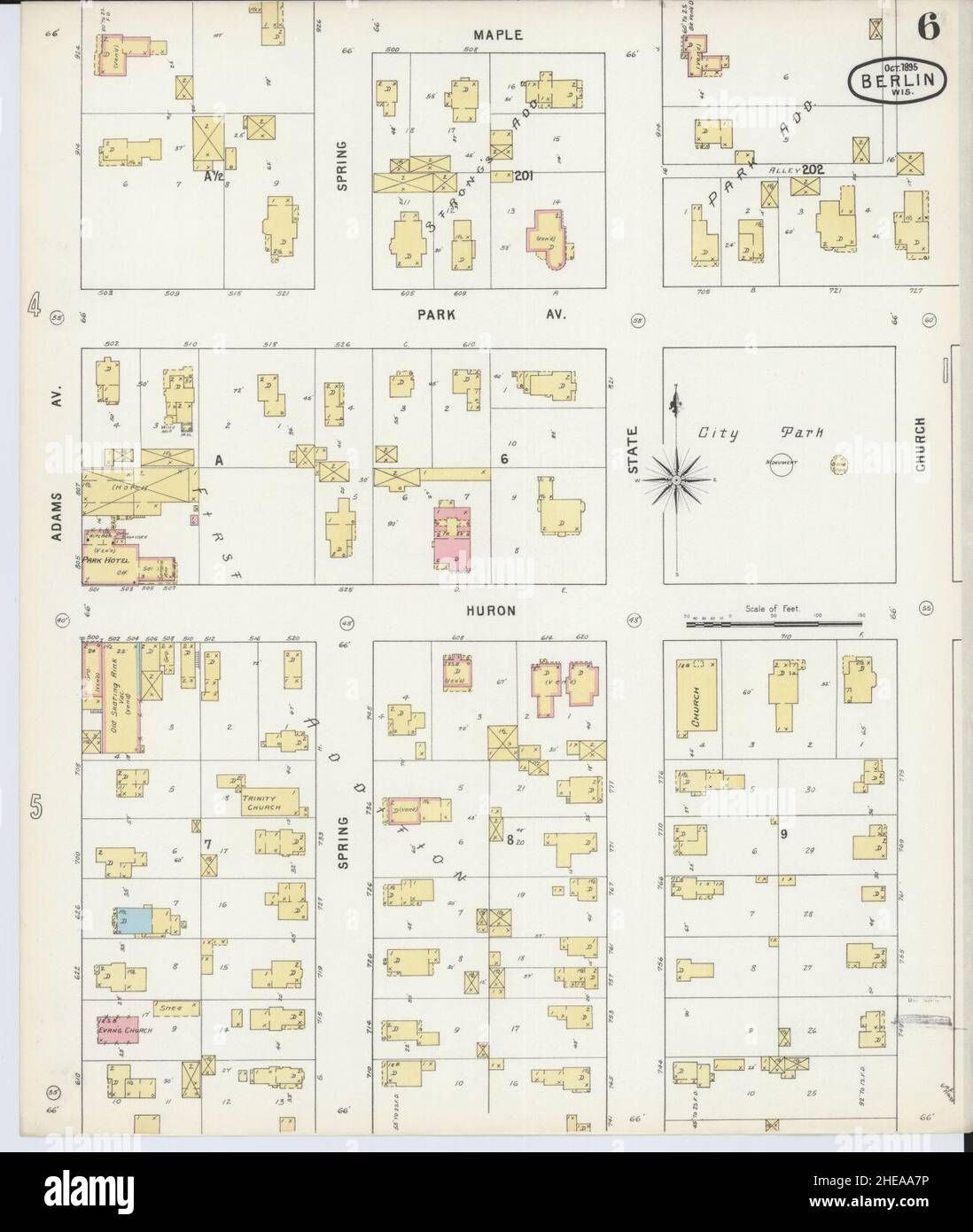 Map of berlin wisconsin hi-res stock photography and images - Alamy