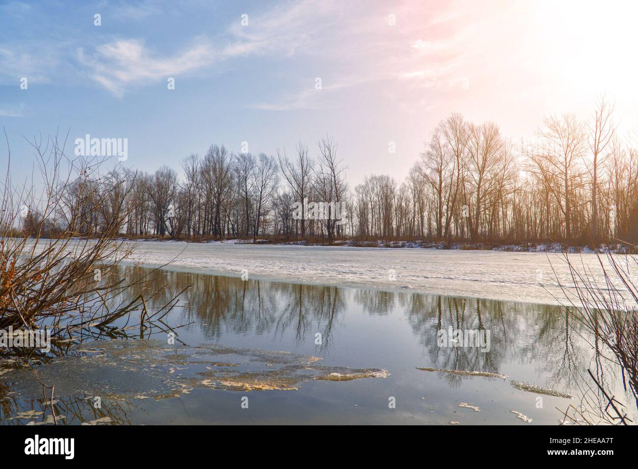 Beautiful landscape river melting hi-res stock photography and images ...