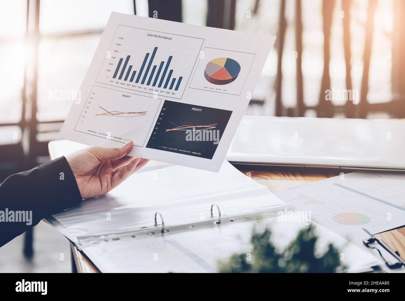 Sales Profitability Planning Ideas, Businesswomen are analyzing ...