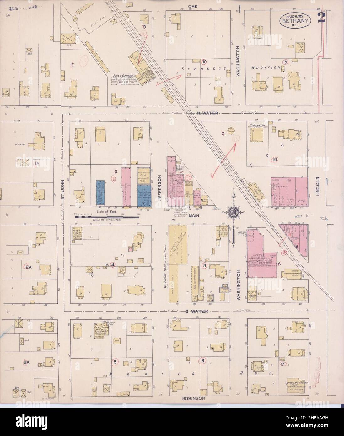 Map of bethany hi-res stock photography and images - Alamy