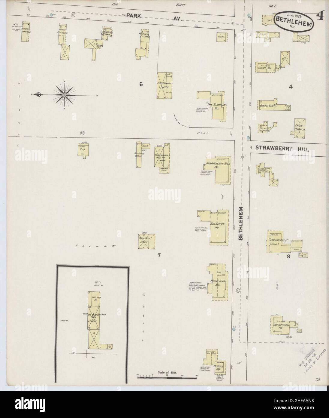 Map of new bethlehem hi-res stock photography and images - Alamy
