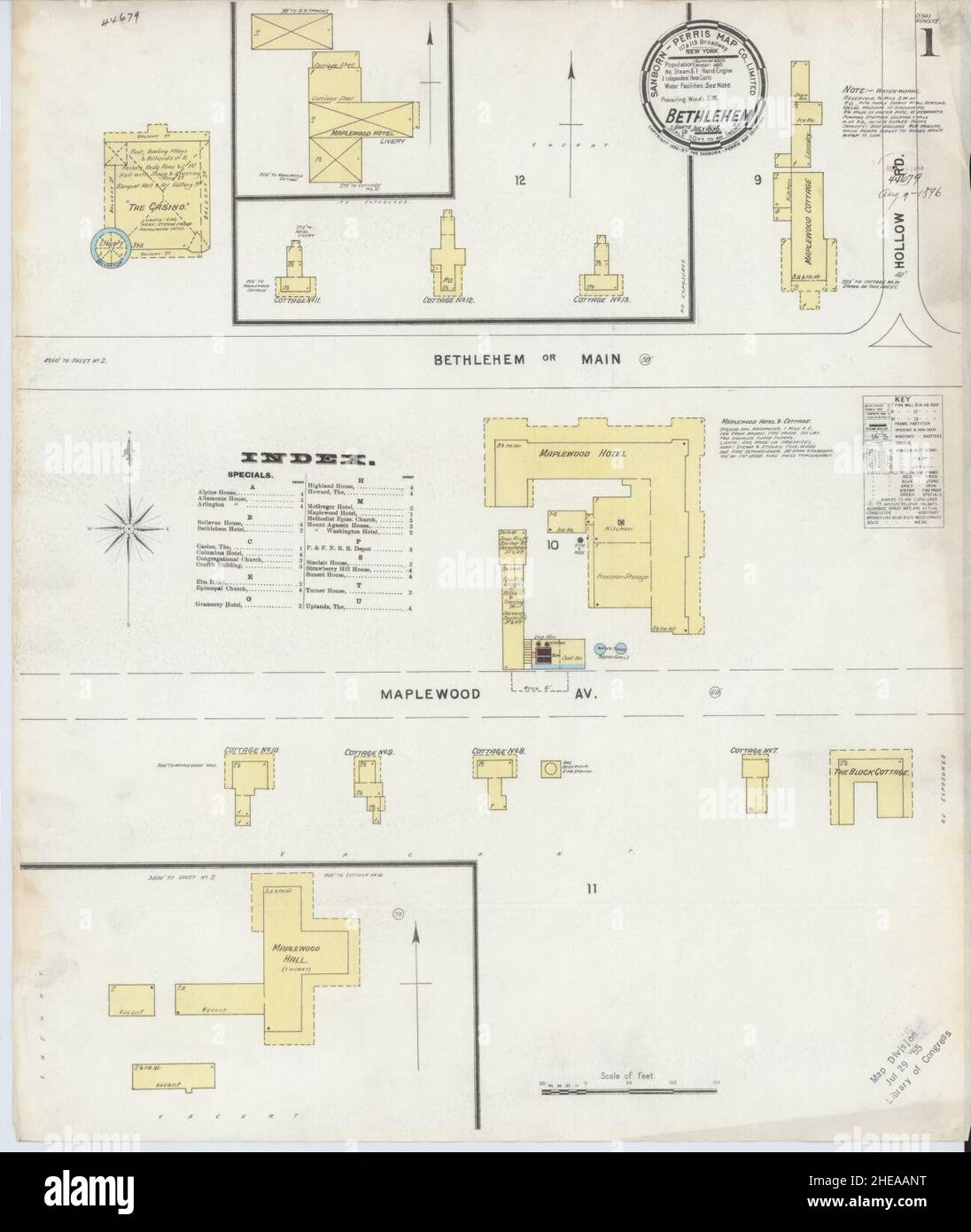 Bethlehem new hampshire map hi-res stock photography and images - Alamy
