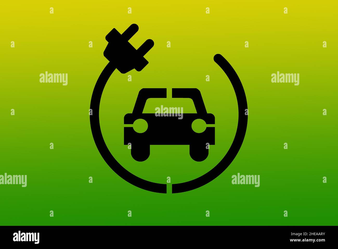 Electric car: a solution for the future Stock Photo - Alamy