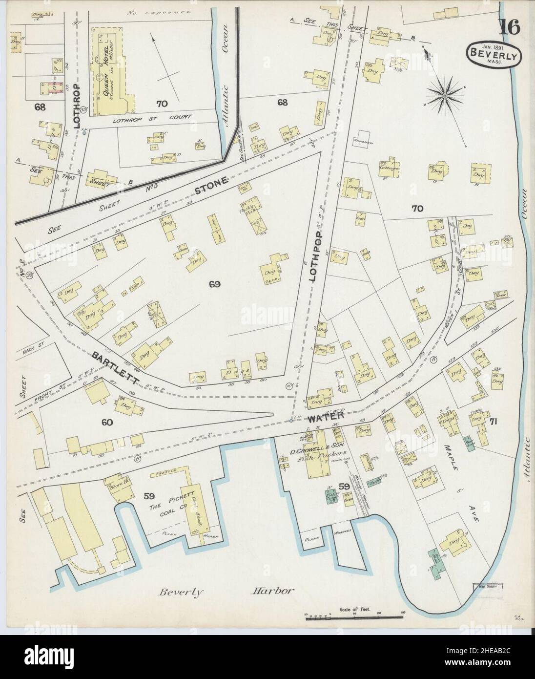 Beverly map hi-res stock photography and images - Alamy