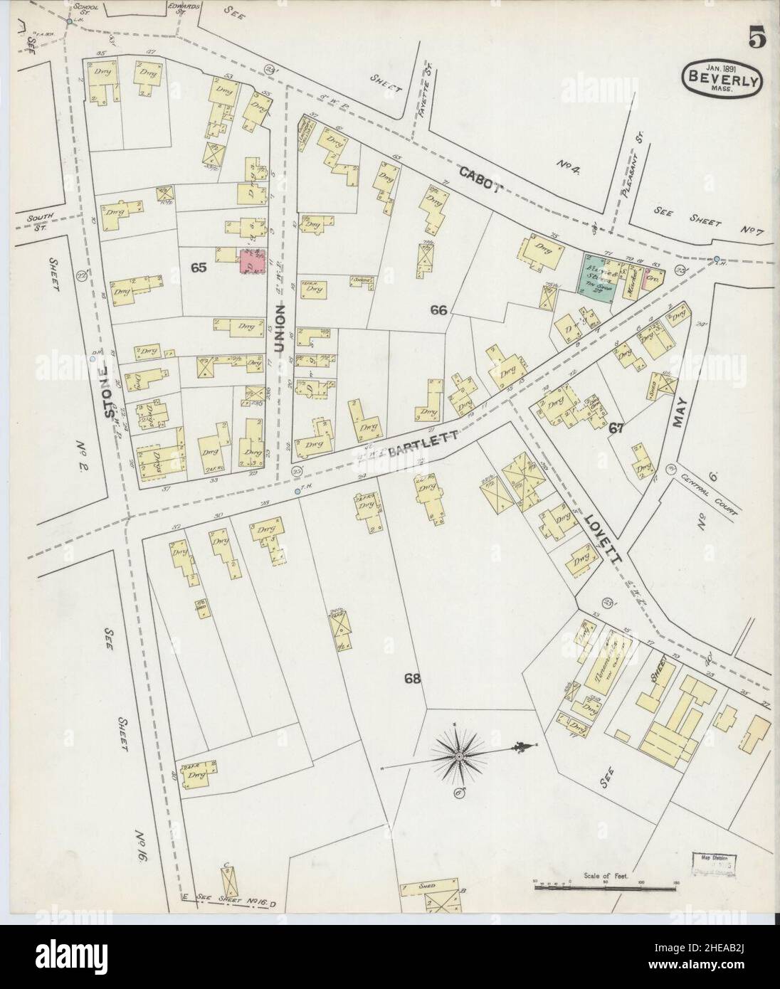 Beverly map hi-res stock photography and images - Alamy