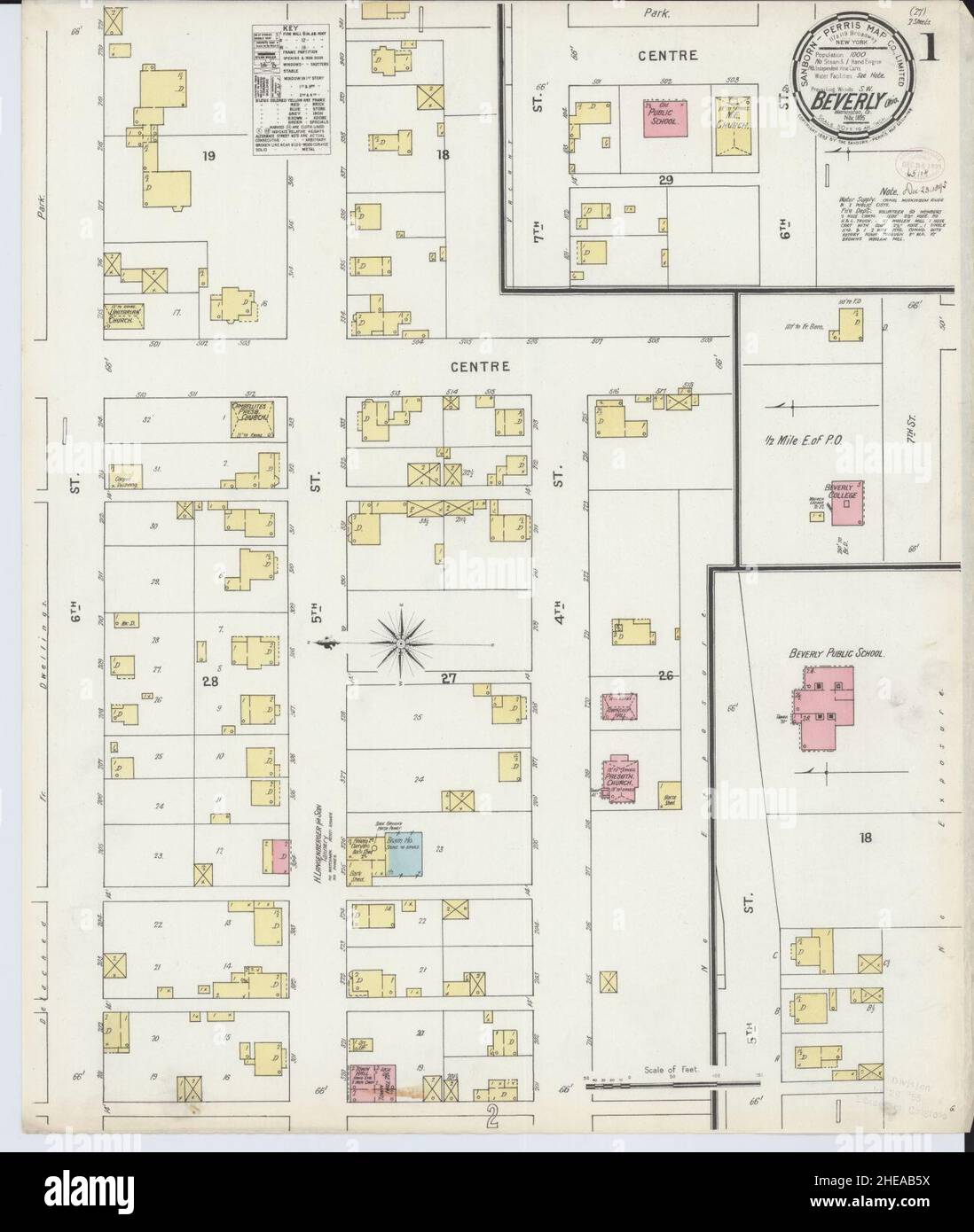 Map of beverly washington hi-res stock photography and images - Alamy