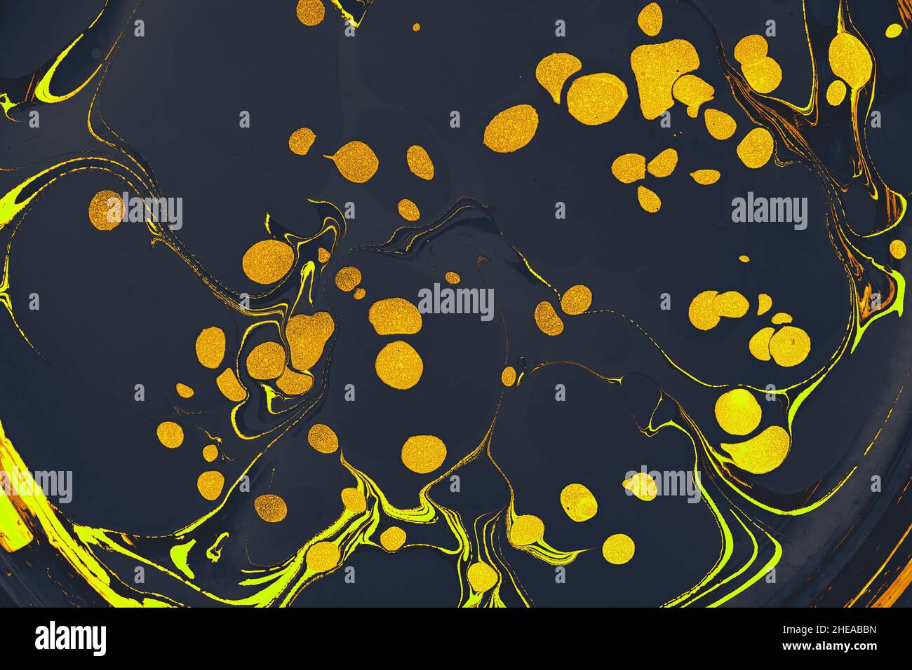 Ebru marbling handmade art, traditional Ebru technique. abstract ...