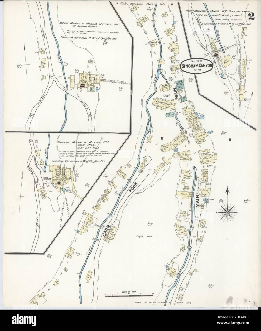 Map of bingham hi-res stock photography and images - Alamy