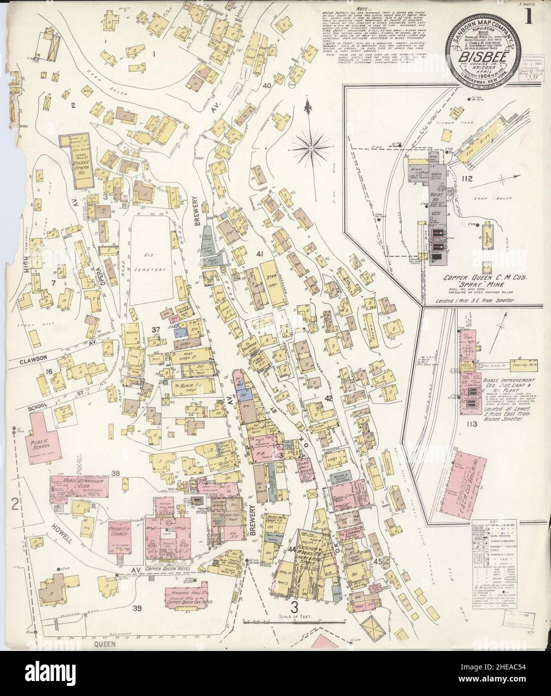 Bisbee map hi-res stock photography and images - Alamy