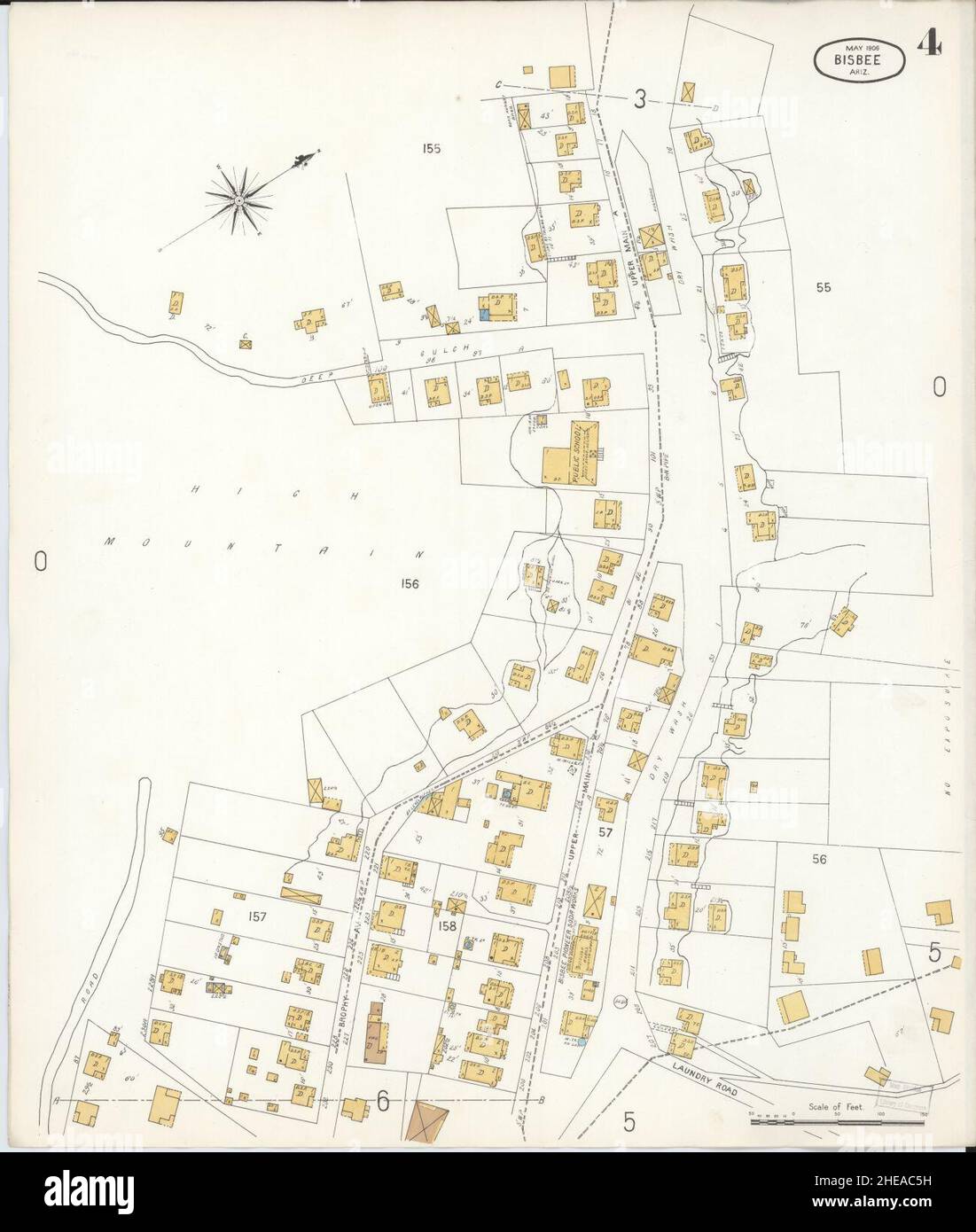 Map of bisbee hi-res stock photography and images - Alamy