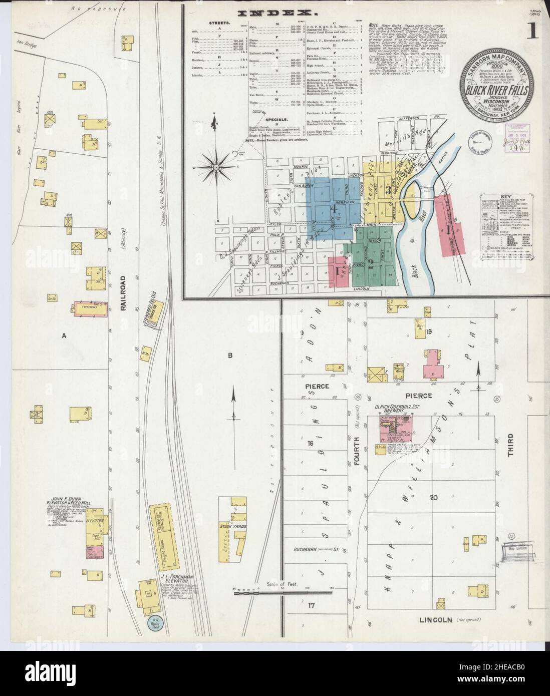 Map of river falls wisconsin hi-res stock photography and images - Alamy