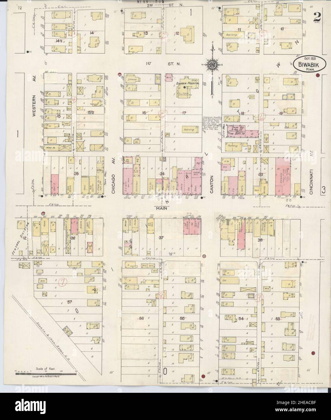 Biwabik minnesota map hi-res stock photography and images - Alamy