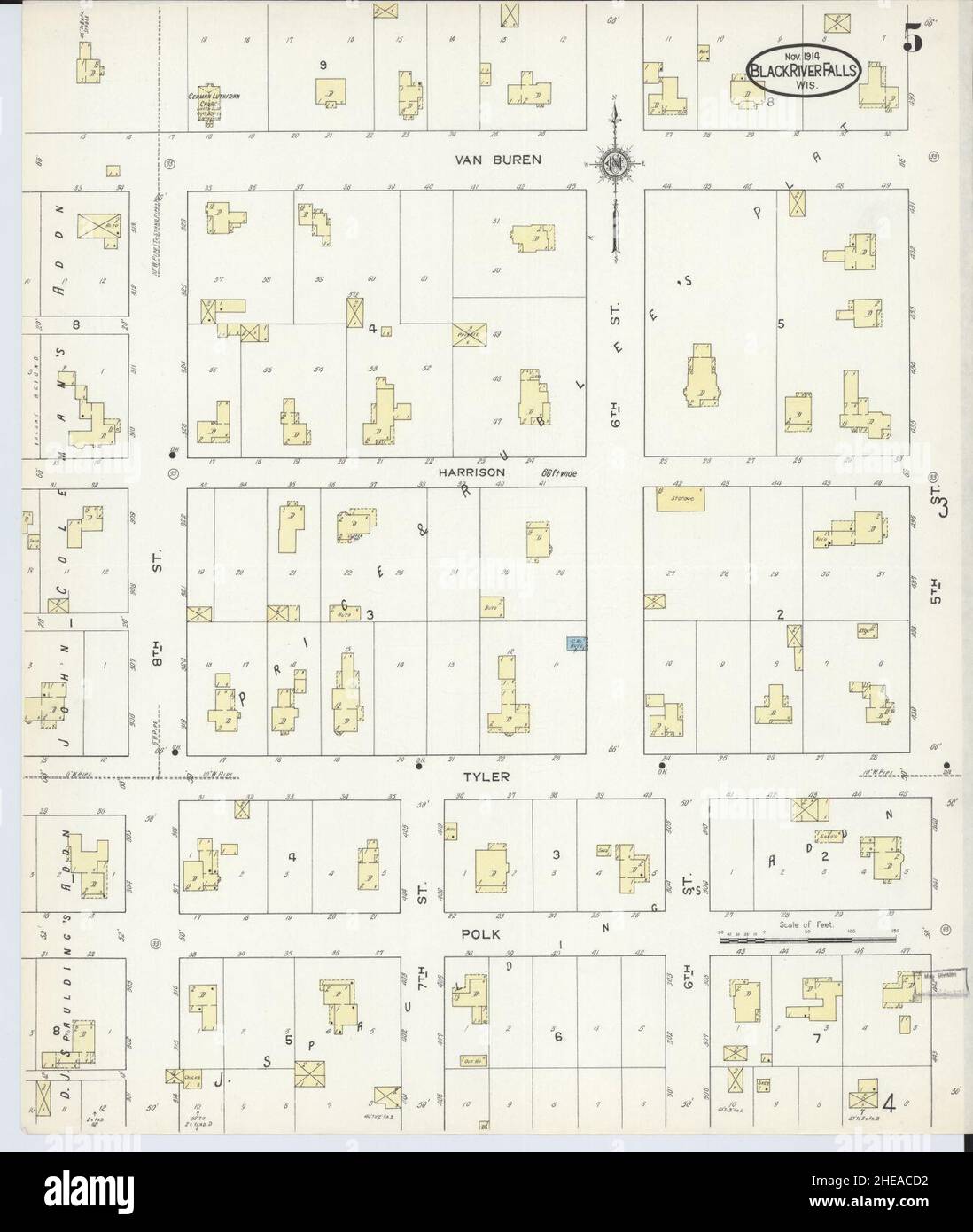 Map of river falls wisconsin hi-res stock photography and images - Alamy