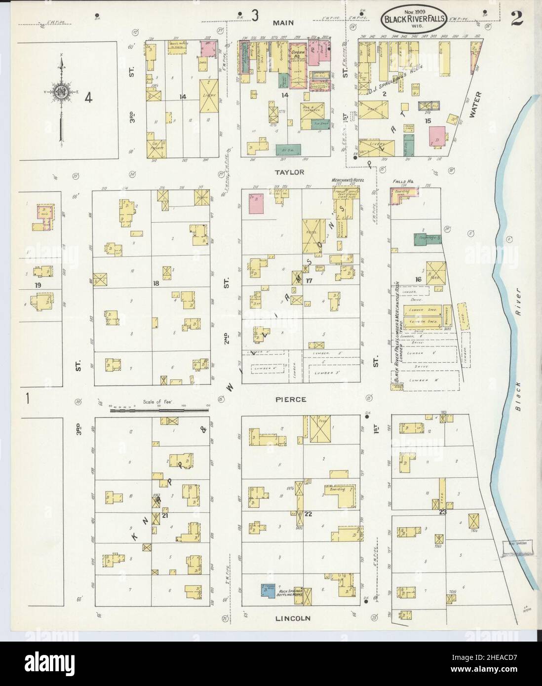 Map of river falls wisconsin hi-res stock photography and images - Alamy