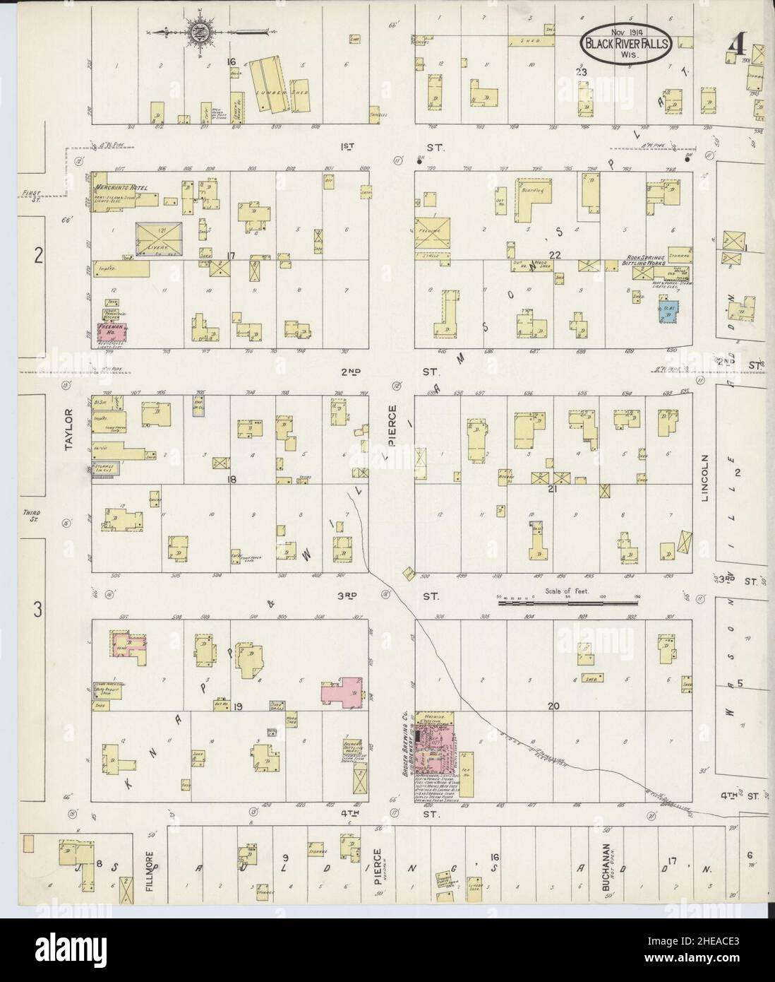 Map of river falls wisconsin hi-res stock photography and images - Alamy