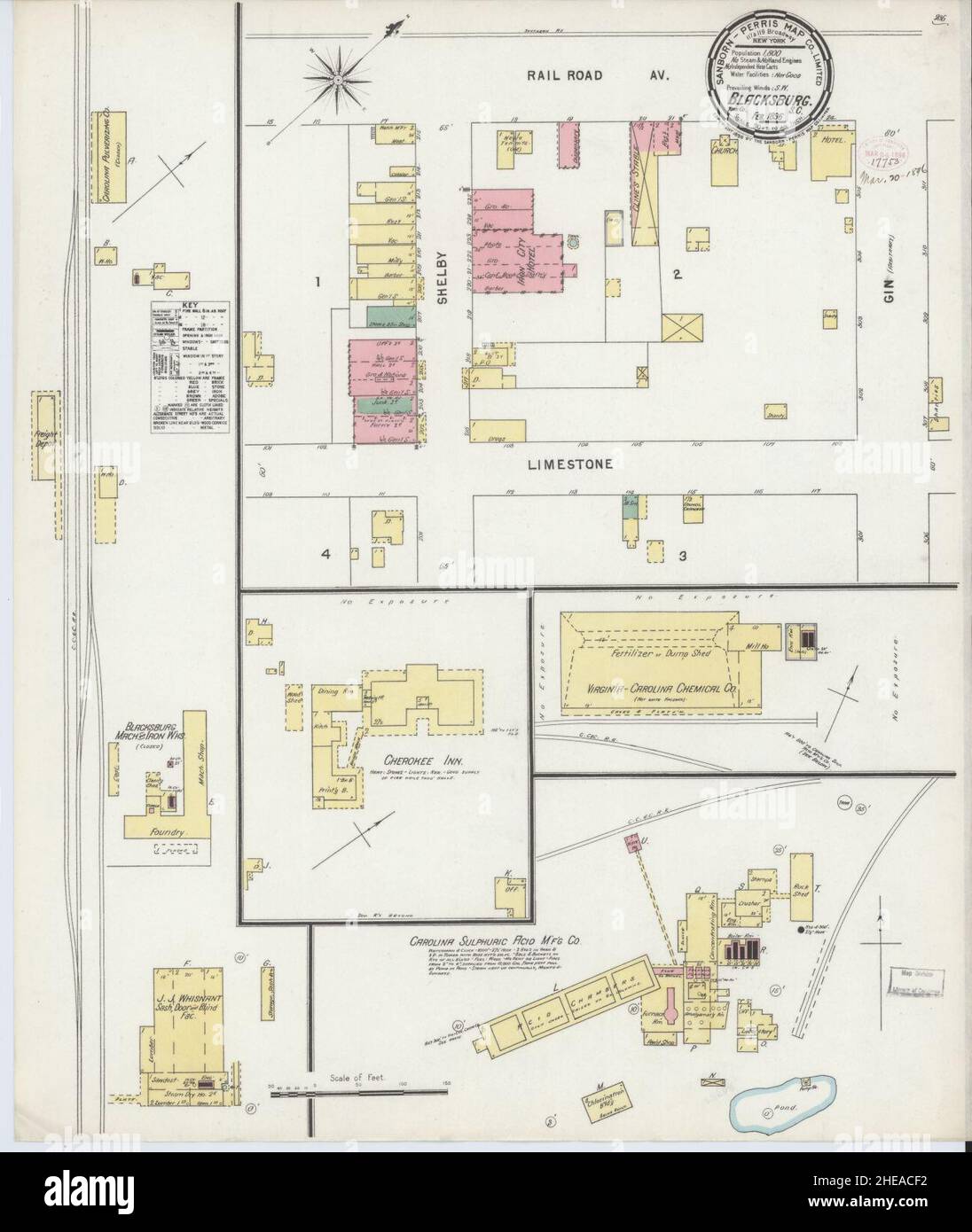 Blacksburg map hi-res stock photography and images - Alamy