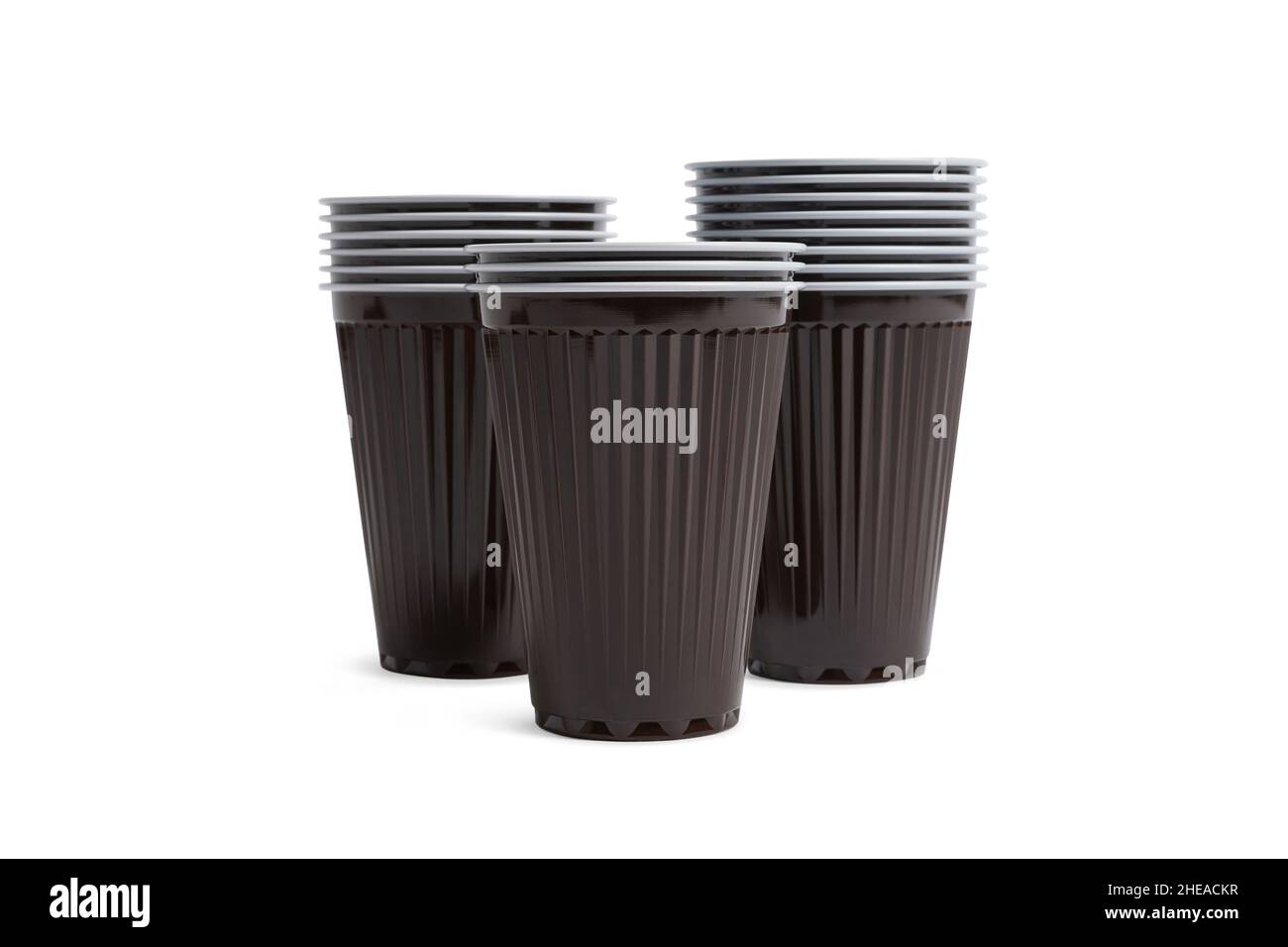 Brown paper cup for coffee, tea, chocolate and other hot drinks ...