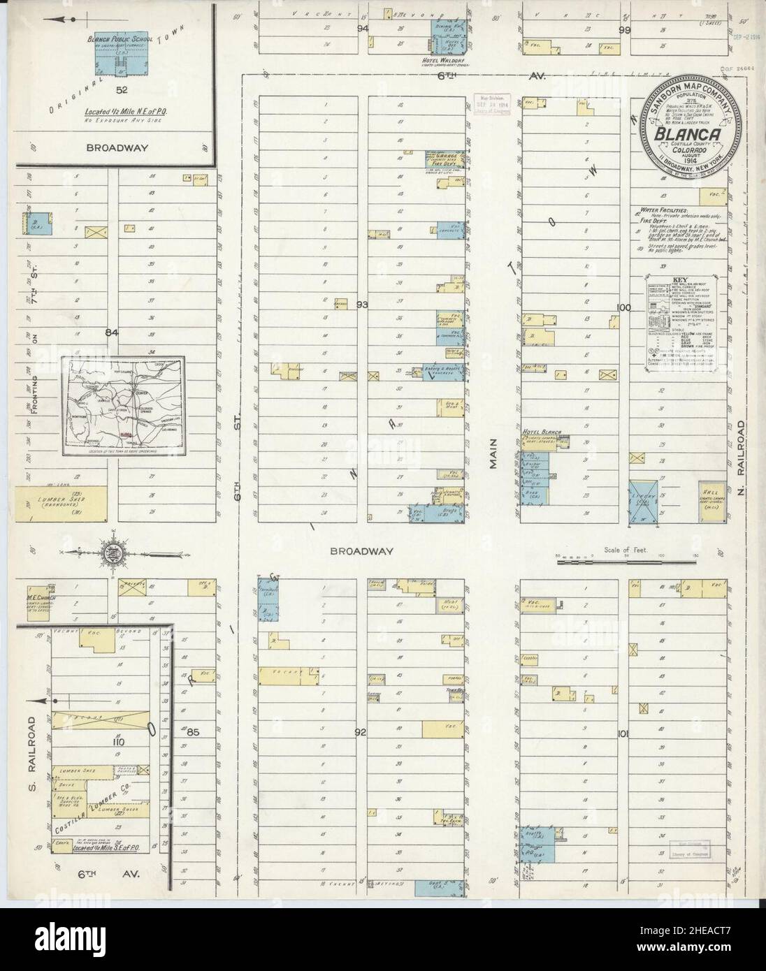 Costilla county map hi-res stock photography and images - Alamy