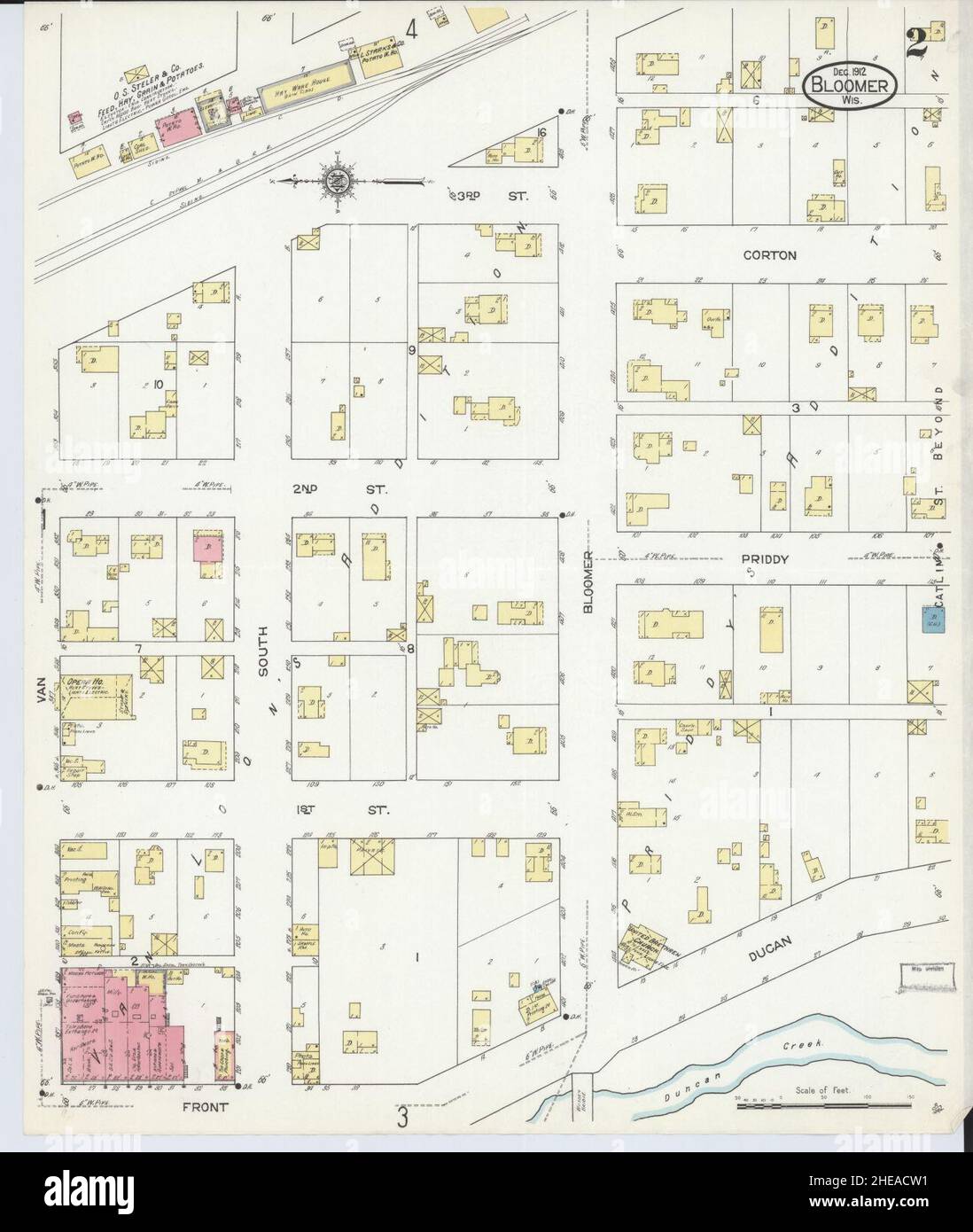 Bloomer wisconsin map hi-res stock photography and images - Alamy
