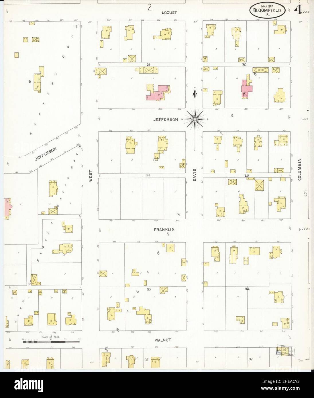 Map of bloomfield hi-res stock photography and images - Alamy