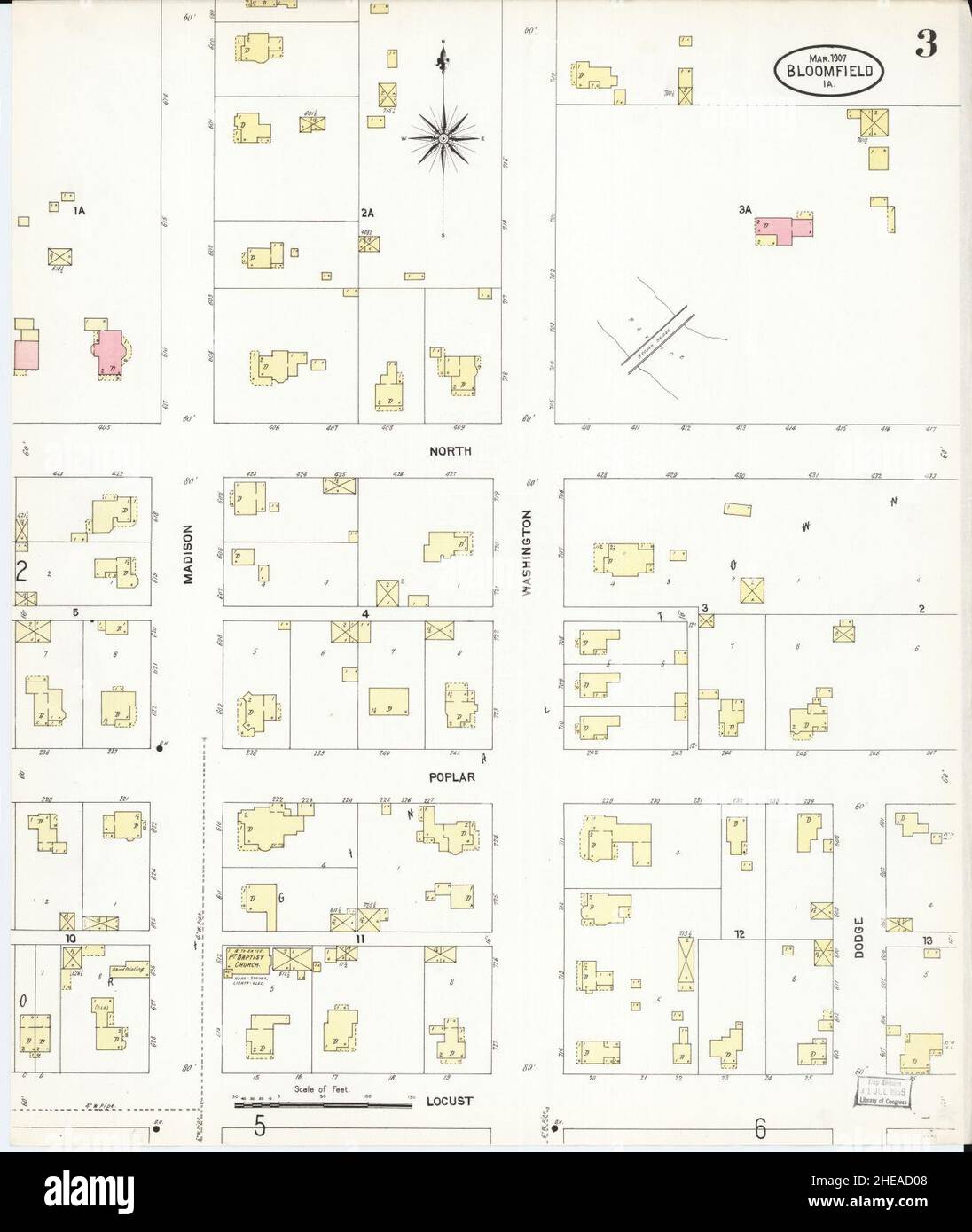 Map of bloomfield hi-res stock photography and images - Alamy