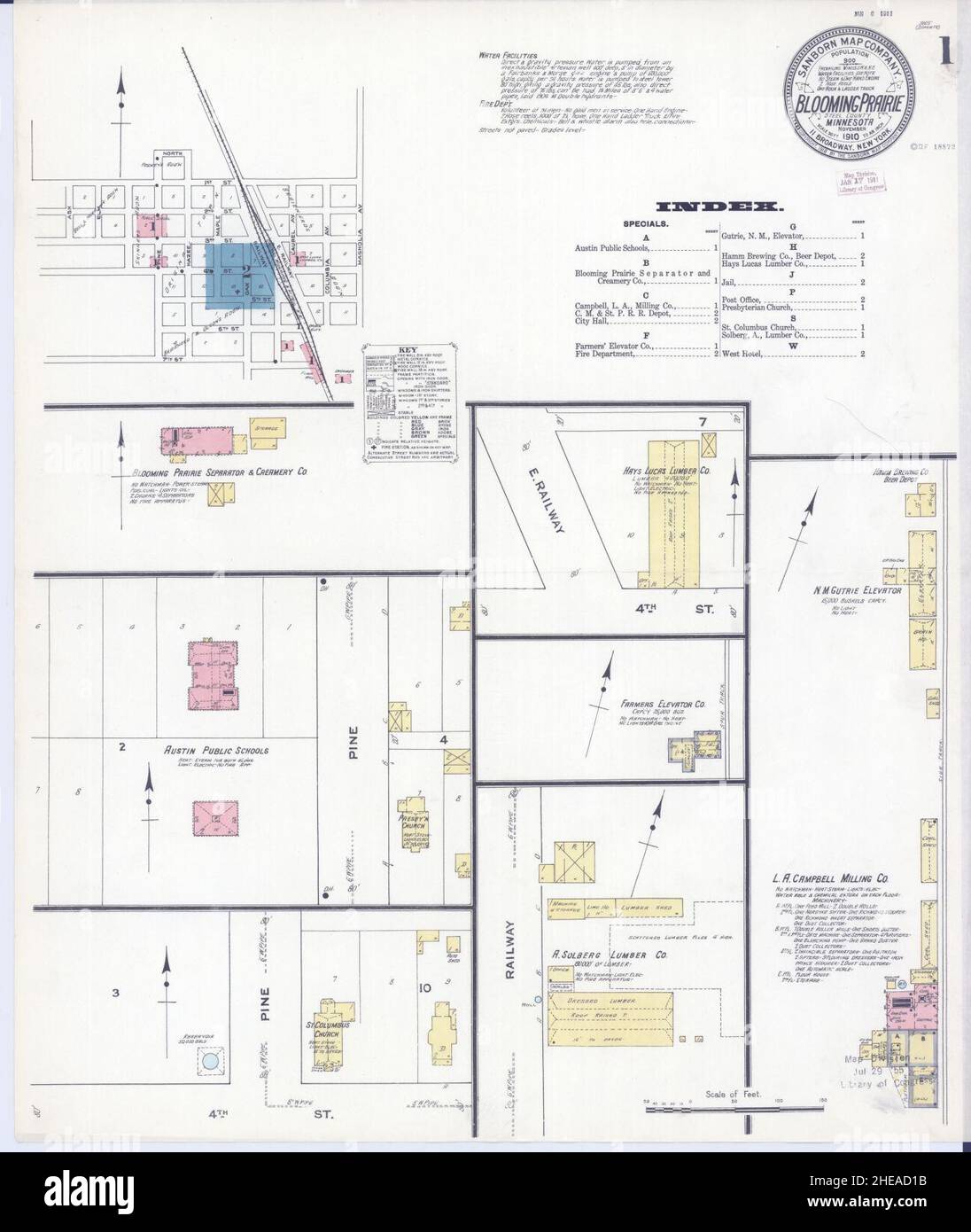 Map of blooming prairie hi-res stock photography and images - Alamy